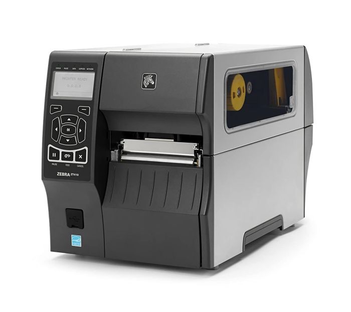 Zebra ZT410 Industrial Network Barcode Label Printer, 203 dpi, Ethernet ...